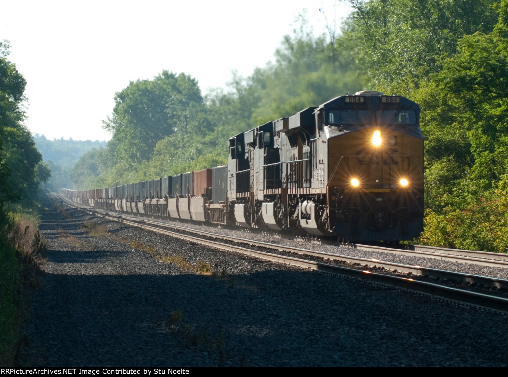 Single stacks westbound